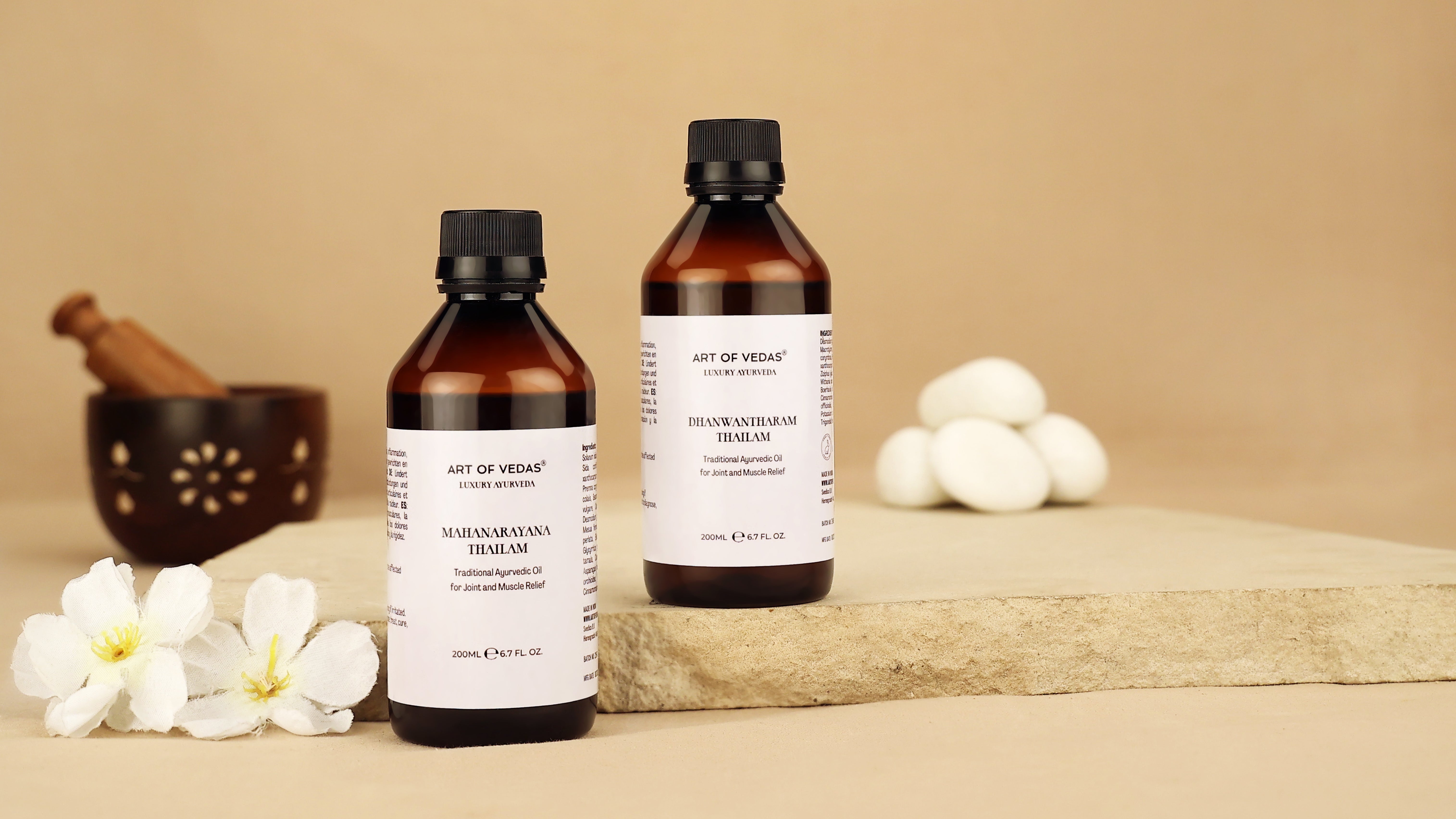 Classical Ayurvedic Thailams - 22 Formulas | Art of Vedas